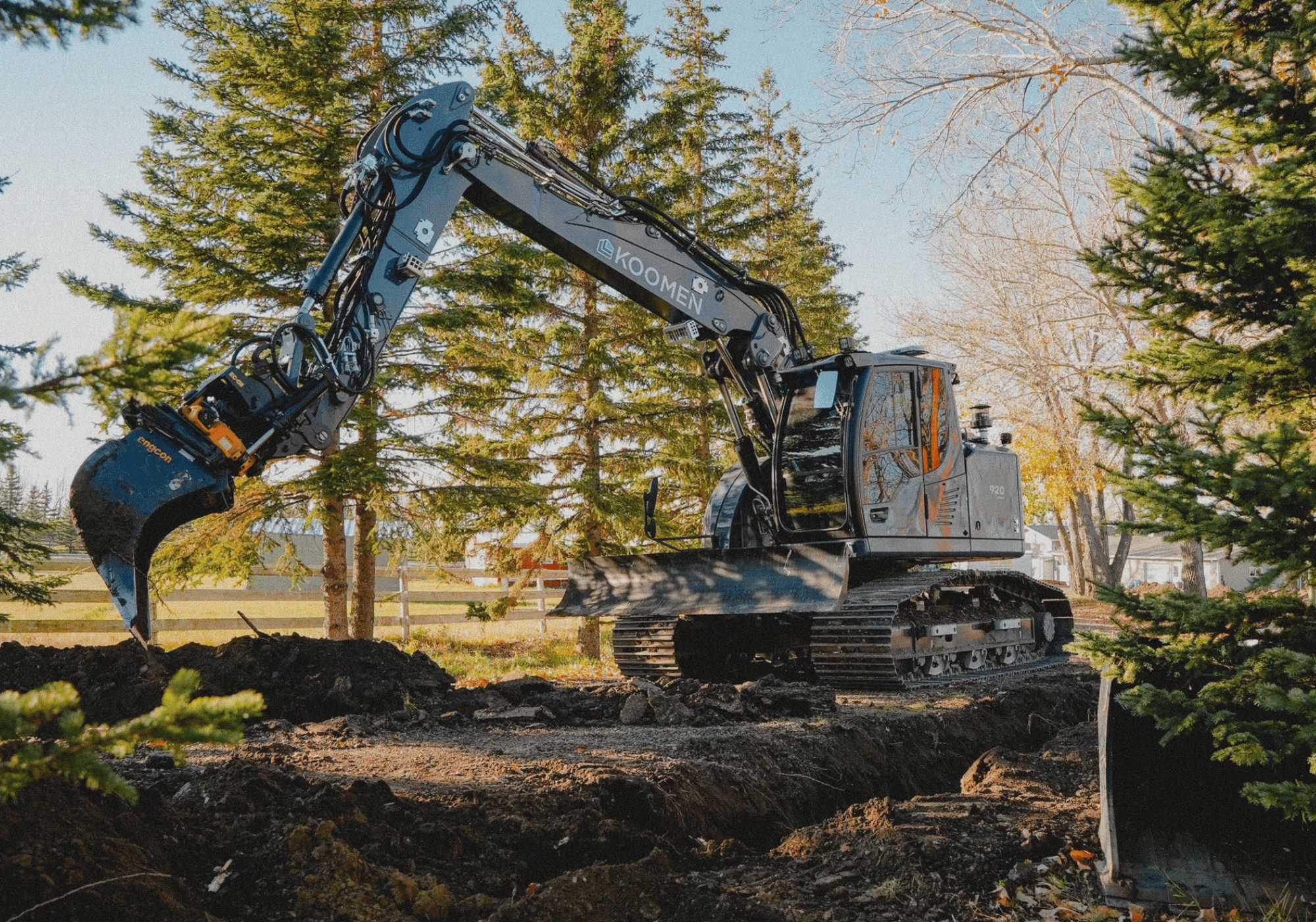Professional Landscape Grading and Drainage Improvement in Hussar, Alberta